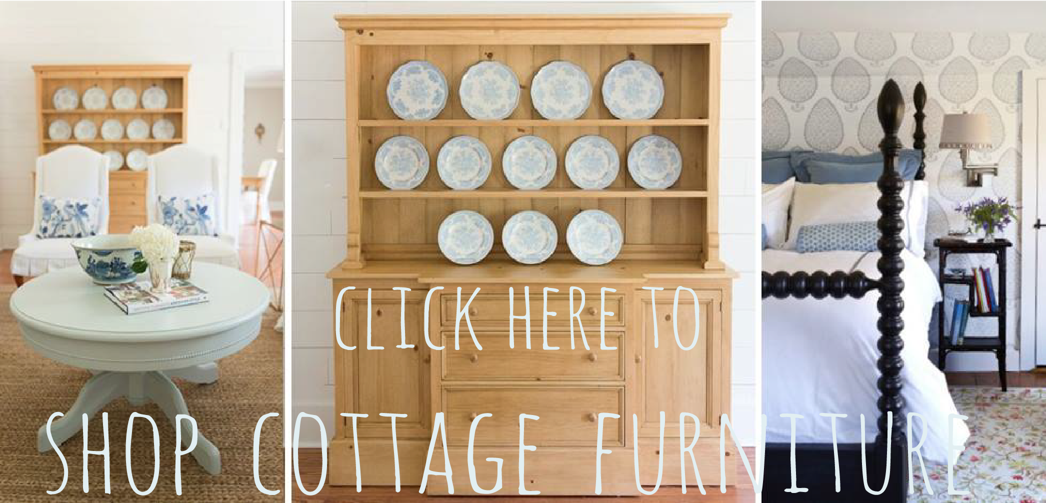 Cottage Chic Furniture | Cottage Furniture | Cottage Tables, Seating ...