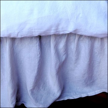 Linen | Gathered | Dust Ruffle | Bella Notte Linens