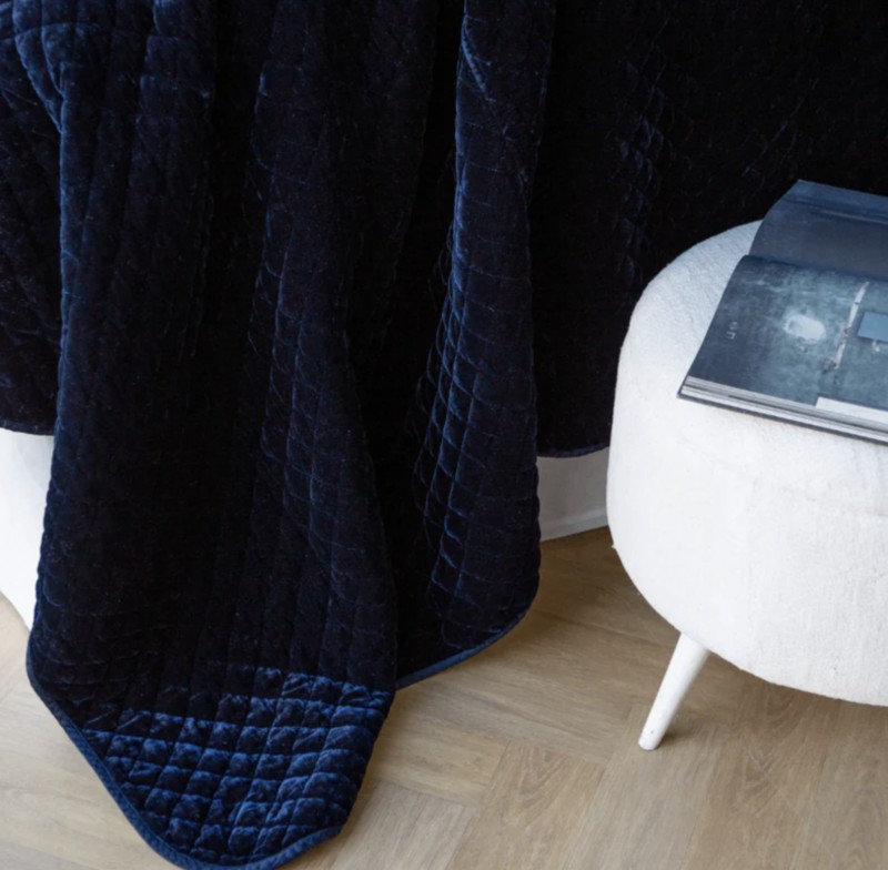 Silk | Velvet | Quilted | Coverlet | Bella Notte Linens