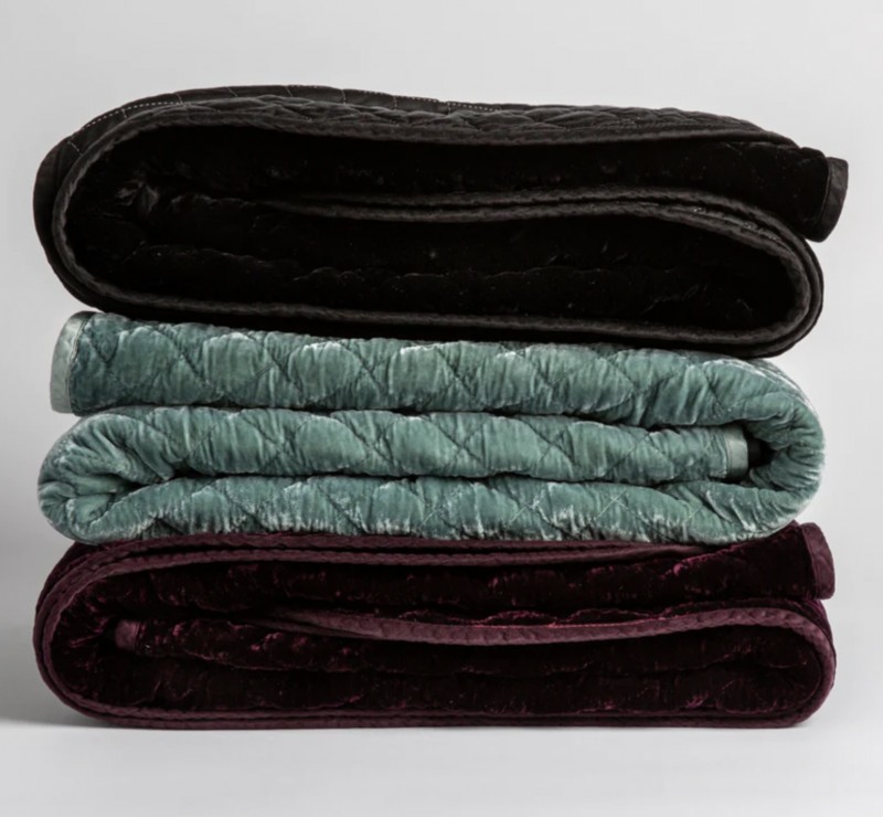 Silk | Velvet | Throw | Blanket | Bella Notte Linens