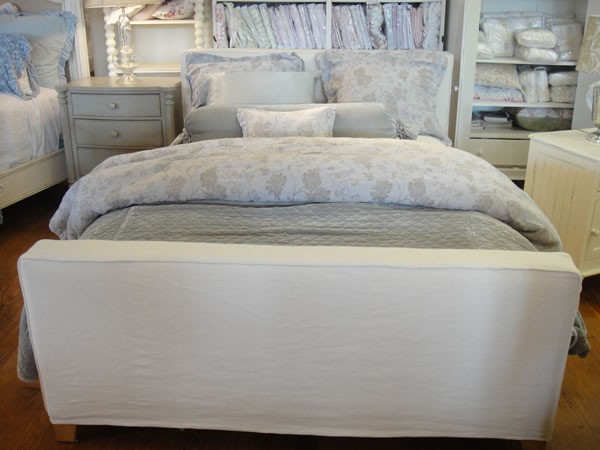 Milan Bed | Slipcovered