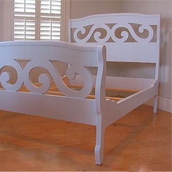 Custom Furniture - Scroll Bed