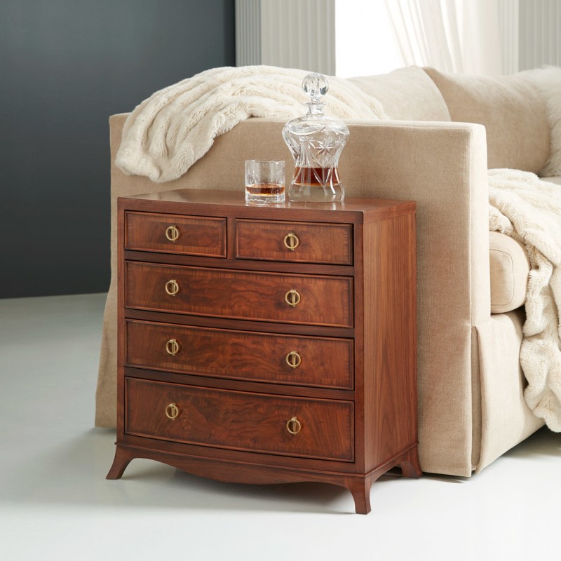 Modern History | Chairside Bowfront Chest