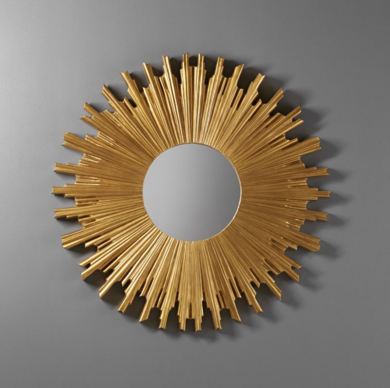 Round Starburst Mirror